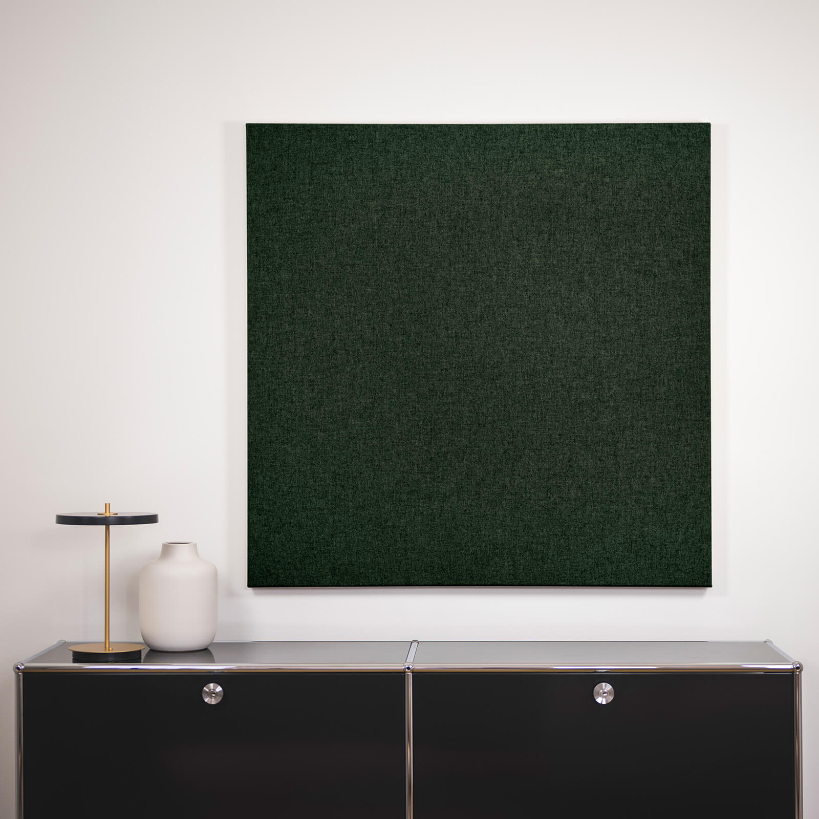 Quadratisches Akustikpaneel aus 100% Schurwolle für Wand + Decke SOMARA ...