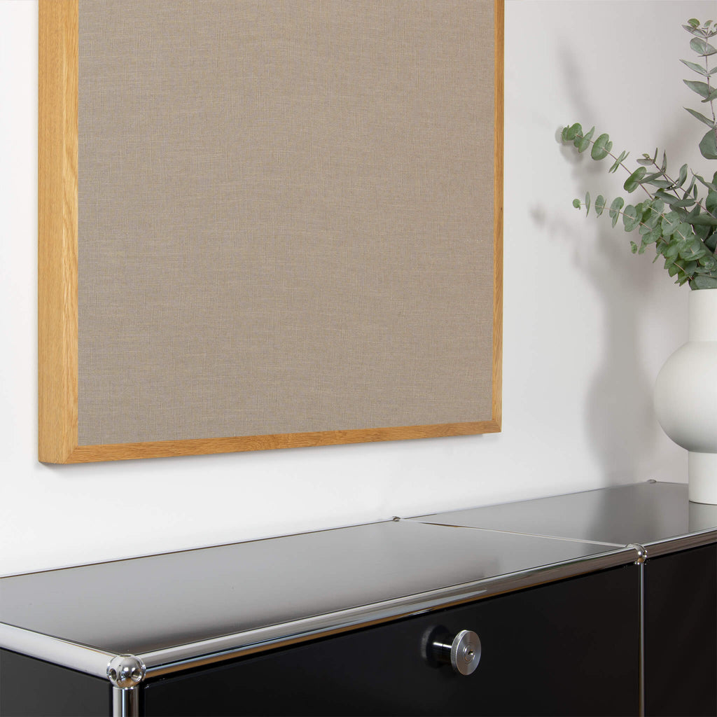 Einfarbiges Akustikbild "scent of coffee" - Serie SILEA – Akustikwerke